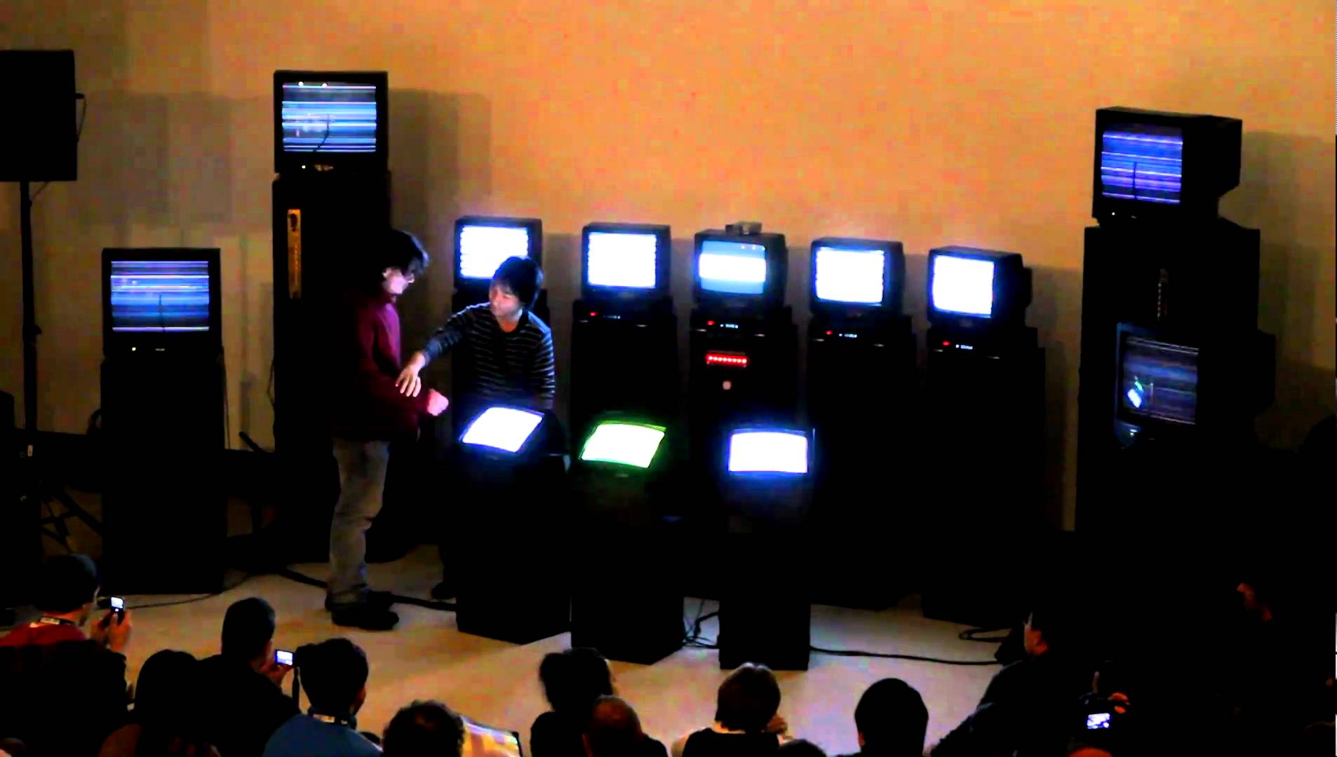 Japanese Artist Turns Old TV Sets into Cool Percussion Instruments