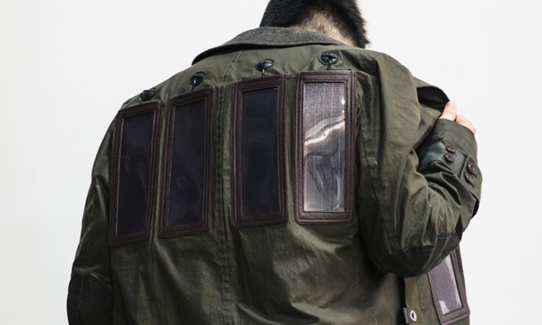 Japanese Designer Creates Solar-Powered Coat That Charges Gadgets