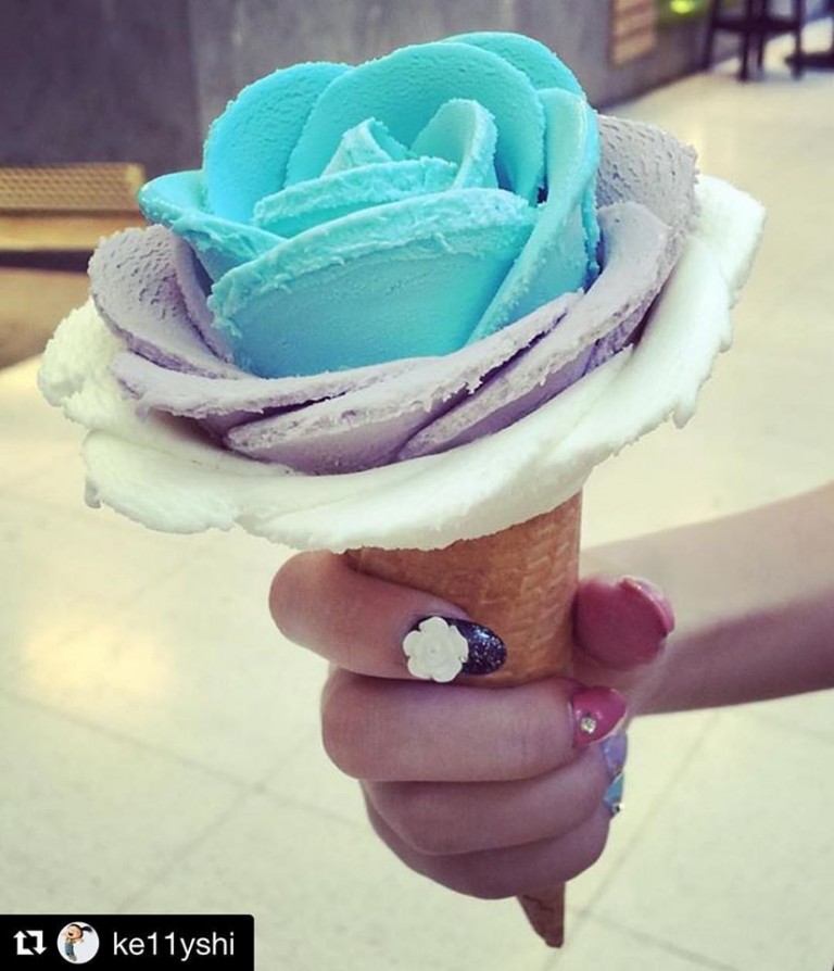 Australian Ice-Cream Shop Serves Beautiful Gelato Flowers