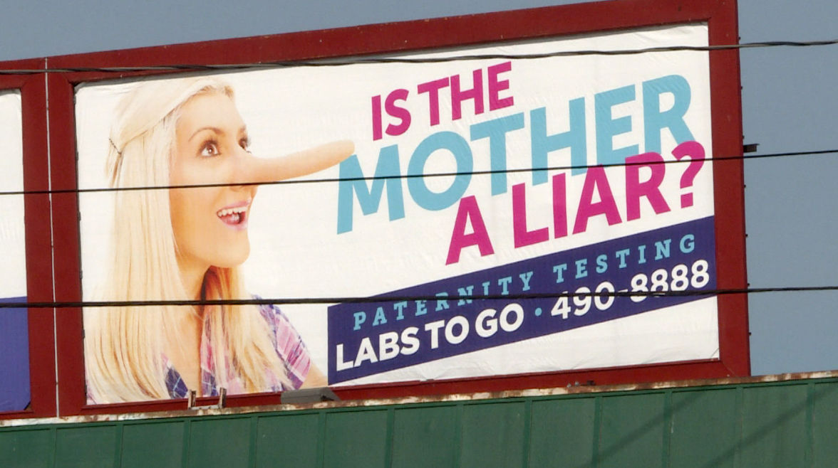 Paternity Testing Lab Causes Stir with Controversial Billboards
