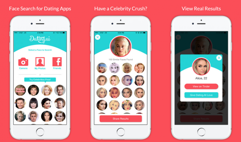 New App Lets You Date People Who Look Like Your Favorite Celebrities
