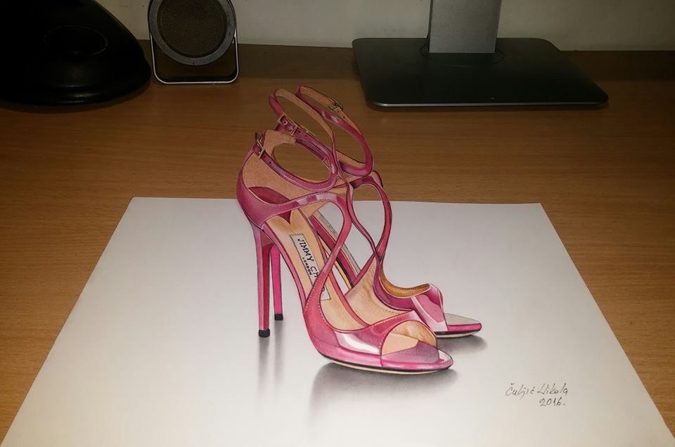 The Hand-Drawn 3D Illusions of Nikola Čuljić