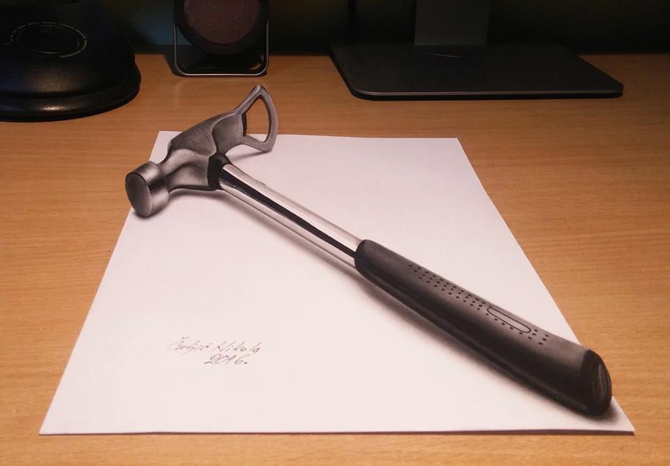 The Hand-Drawn 3D Illusions of Nikola Čuljić