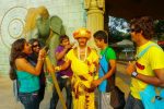 Indian Man Has Been Working as a Statue for 32 Years