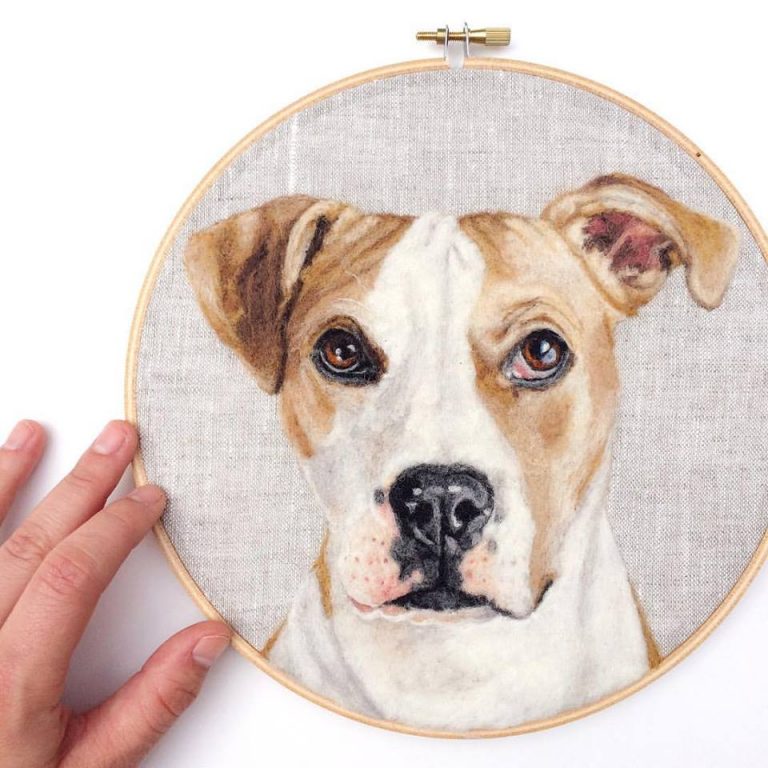 Painting with Wool - Artist Creates Shockingly Realistic Felt Portraits