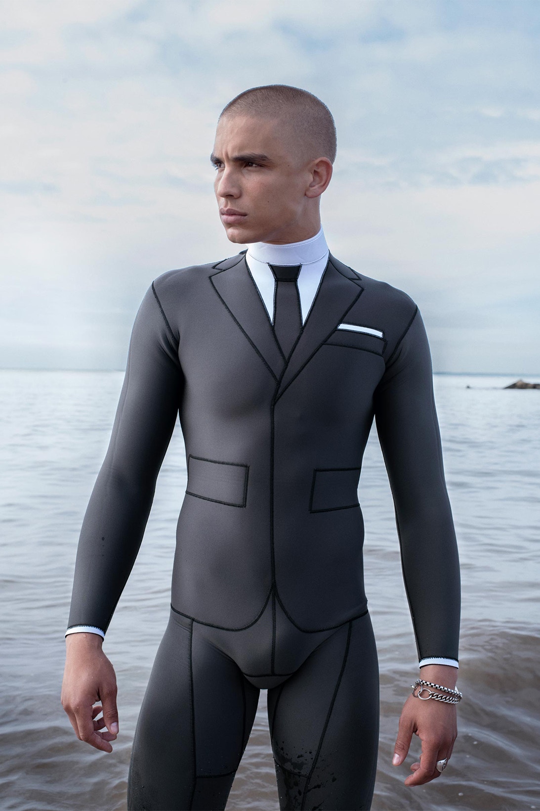 Thom Browne Creates Elegant Wetsuit That Looks Like a Business Suit