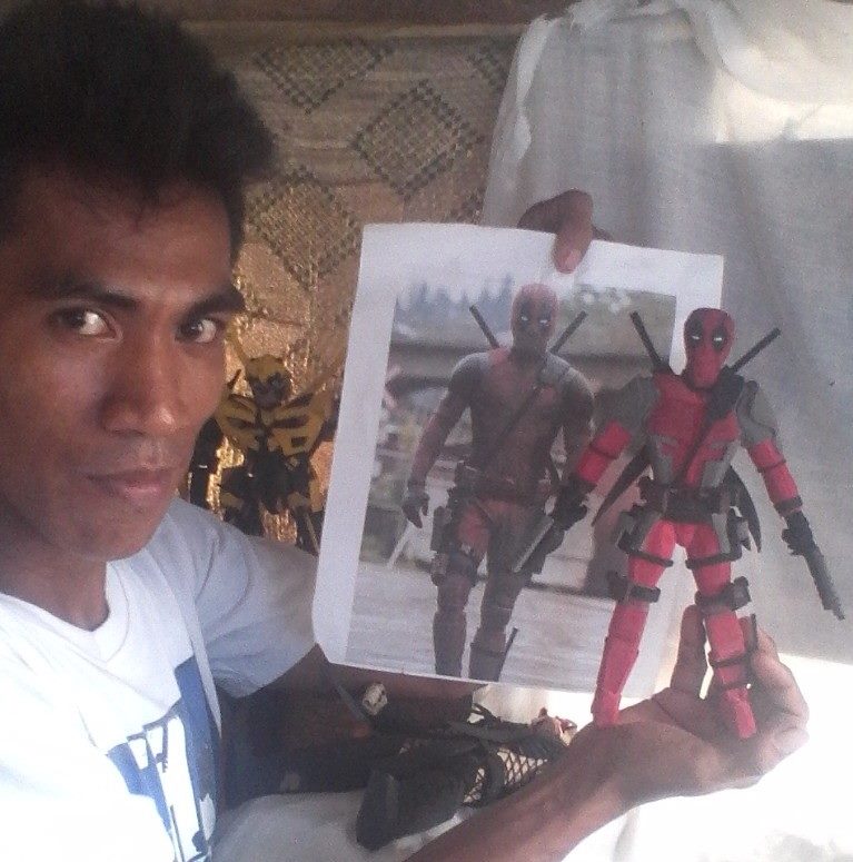 Amateur Artist Turns Old Flip-Flops into Amazing Action Figures