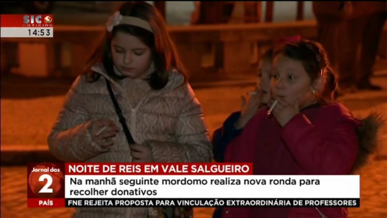 Portuguese Town Encourages Children as Young as Five to Smoke on Epiphany