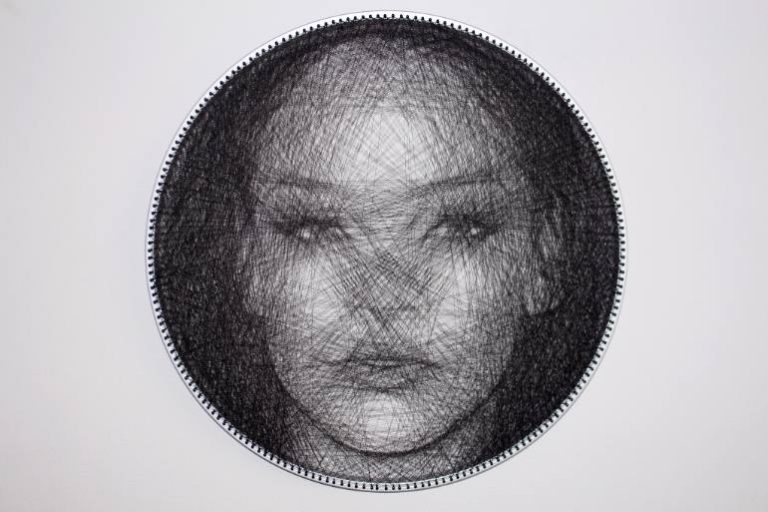 Artist Creates Amazing 'Web Portraits' Using a Single Sewing Thread