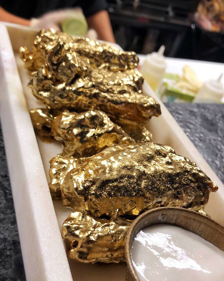 New York Restaurant Serves Gold-Plated Chicken Wings