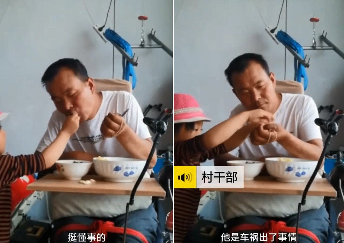 6-Year-Old Girl Takes Care of Disabled Father After Her Mom Abandons Them