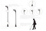 Kevdia – A Self-Balancing Walking Stick That Always Stands Upright