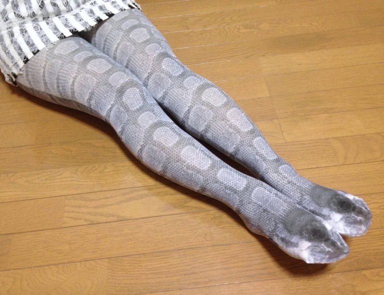 Get Ready for Realistic Snake Print Stockings