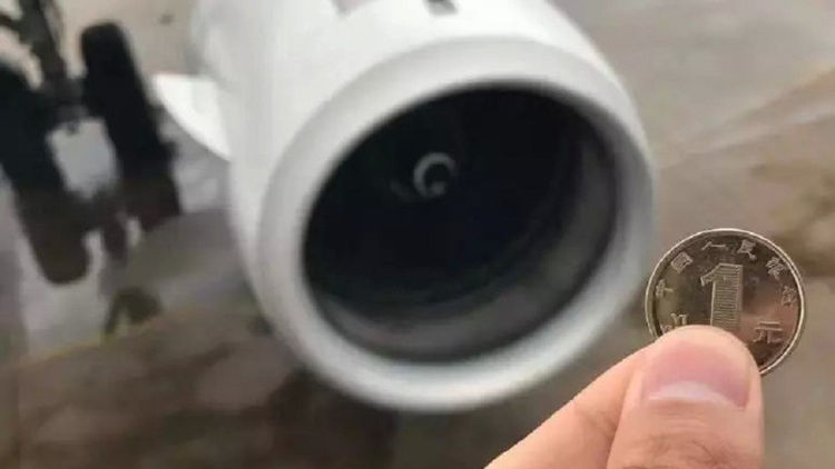 Chinese People Keep Trying to Throw Metal Coins Into Airplane Engines ...