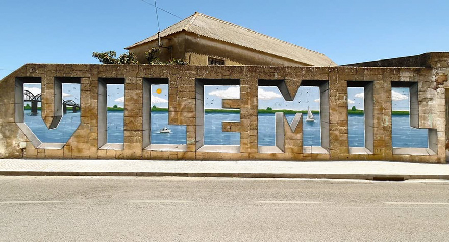 Street Artist Creates Mind-Blowing Graffiti Optical Illusions