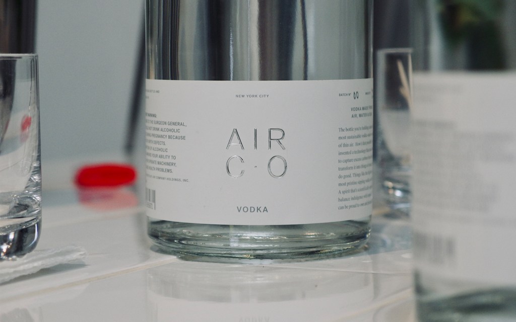 Company Makes Vodka Out of Thin Air Using Captured CO2, Water and Solar ...