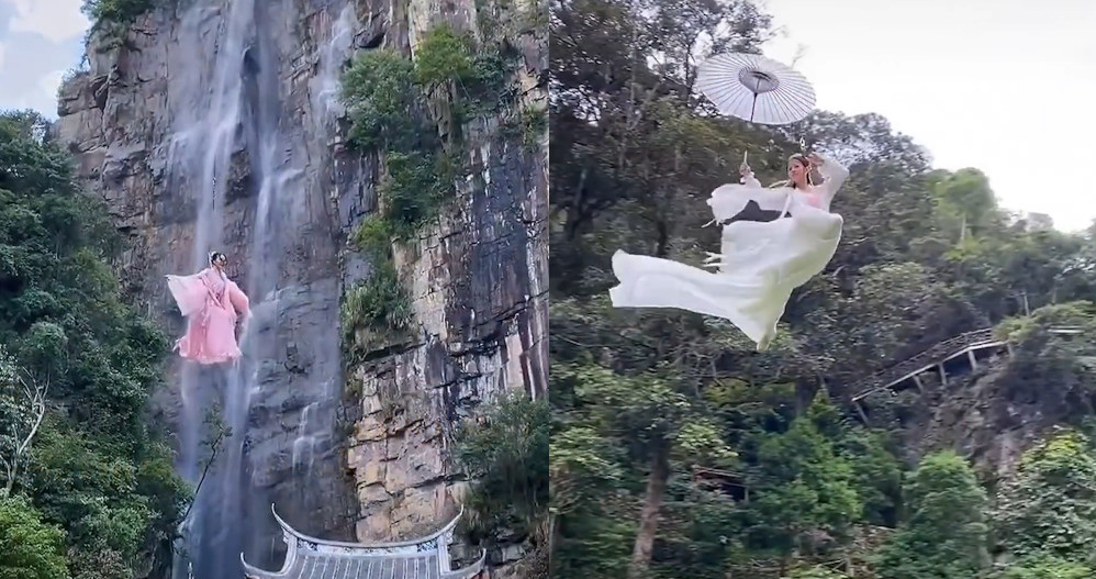 Chinese Tourist Attraction Lets You Experience Kung Fu Movie Flying ...