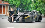 23-Year-Old Builds His Own Functional Batmobile