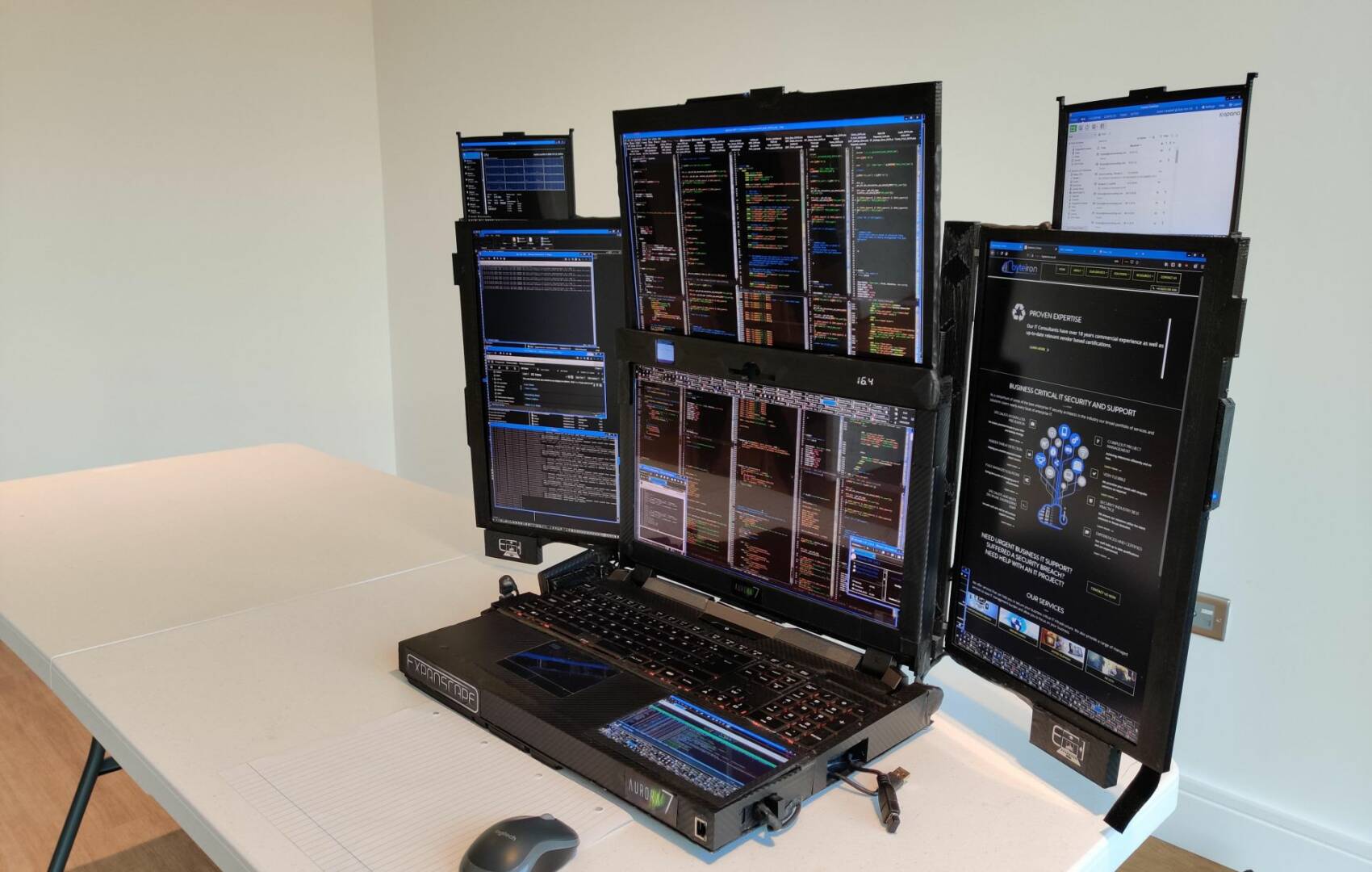 This Insane Laptop Has Seven Foldable Displays