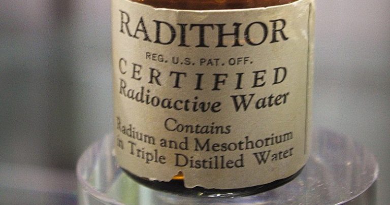 Radithor – The Radioactive Distilled Water Once Sold as a Drinkable ...