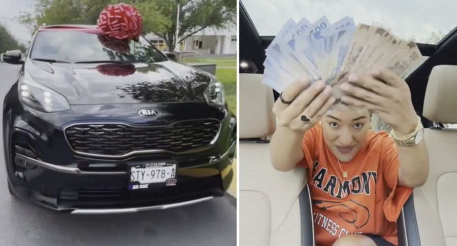 Influencer Raffles Brand New Suv Sparks Controversy When Her Mother