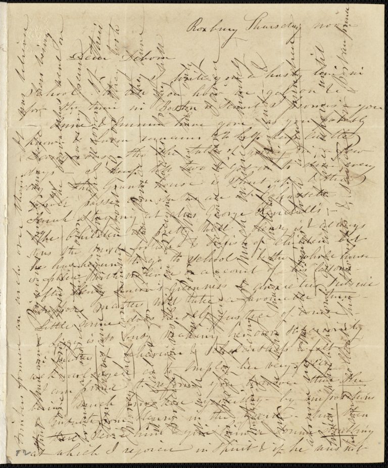 Crossed Letters – A Vintage Way to Save Money and Paper