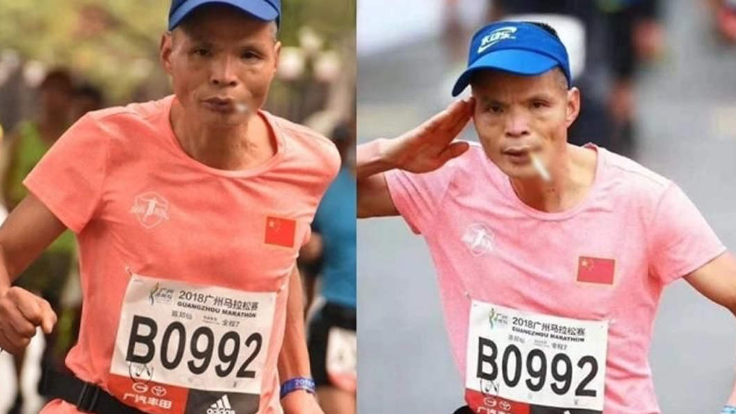 50-Year-Old Man Goes Viral for Smoking While Running Marathons