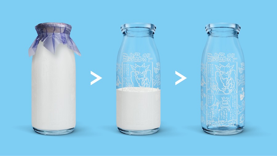 School Lunch Provider Creates ‘Manga Milk Bottles’ to Motivate Kids to ...