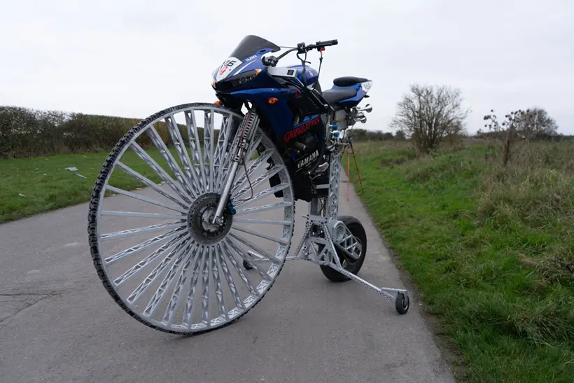Engineer Turns Old Yamaha Motorcycle into the World’s Fastest Penny ...