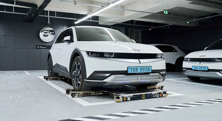 These Metal Slab Robots Could Be the Future of Automated Parking