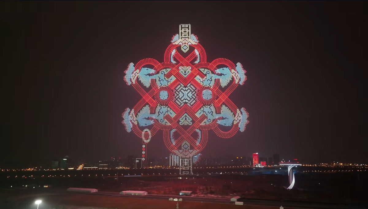 Chinese Companny Sets New World Record with Over 22,000 Drones Flying ...